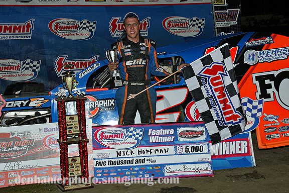 Nick Hoffman wins PDC Summit Modified Nationals at Fairbury Speedway ...