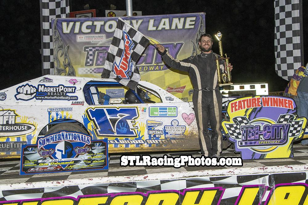 Matt Edler takes Tri-City Speedway B-Mod win! - St. Louis Racing ...