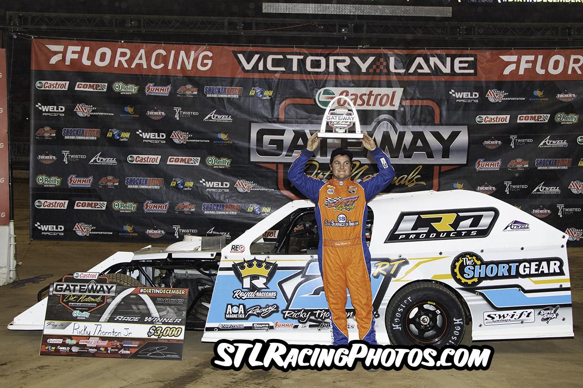 Ricky Thornton, Jr. takes Friday Gateway Dirt Nationals Modified win ...