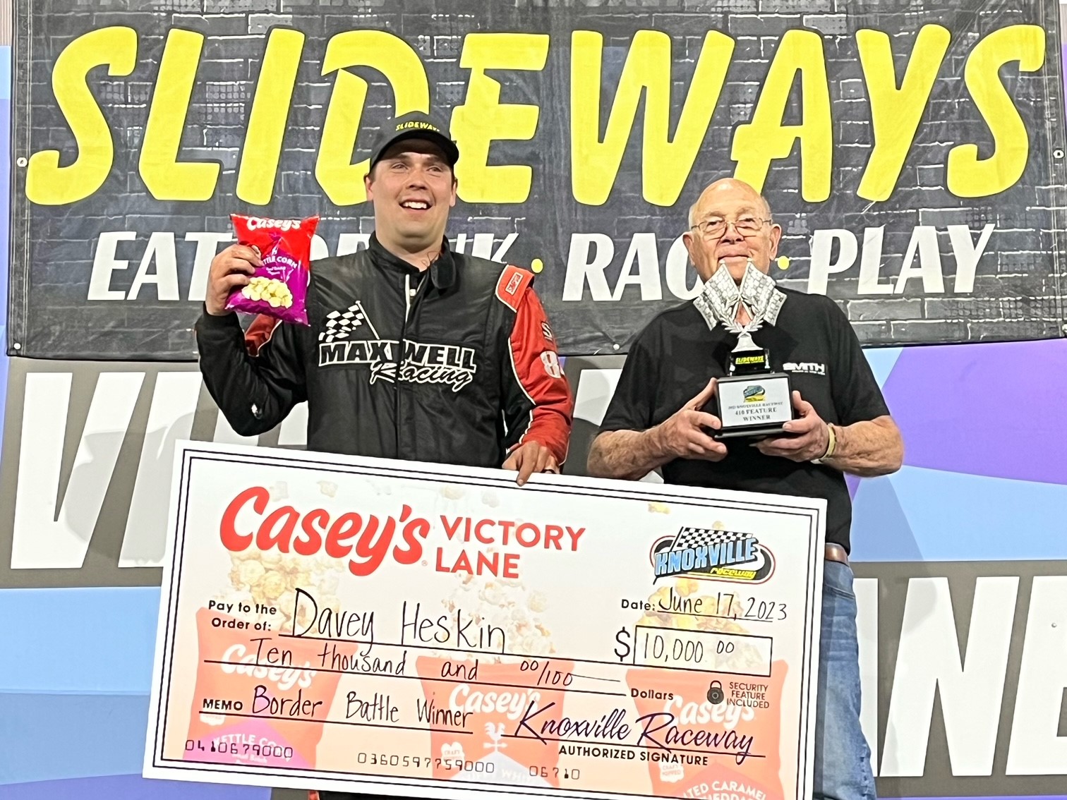 Davey Heskin Tops Exciting $10,000 Border Battle! - St. Louis Racing ...