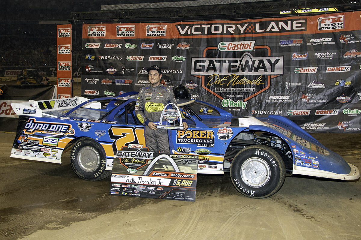 Ricky Thornton, Jr. grabs Friday's Gateway Dirt Nationals Late Model ...