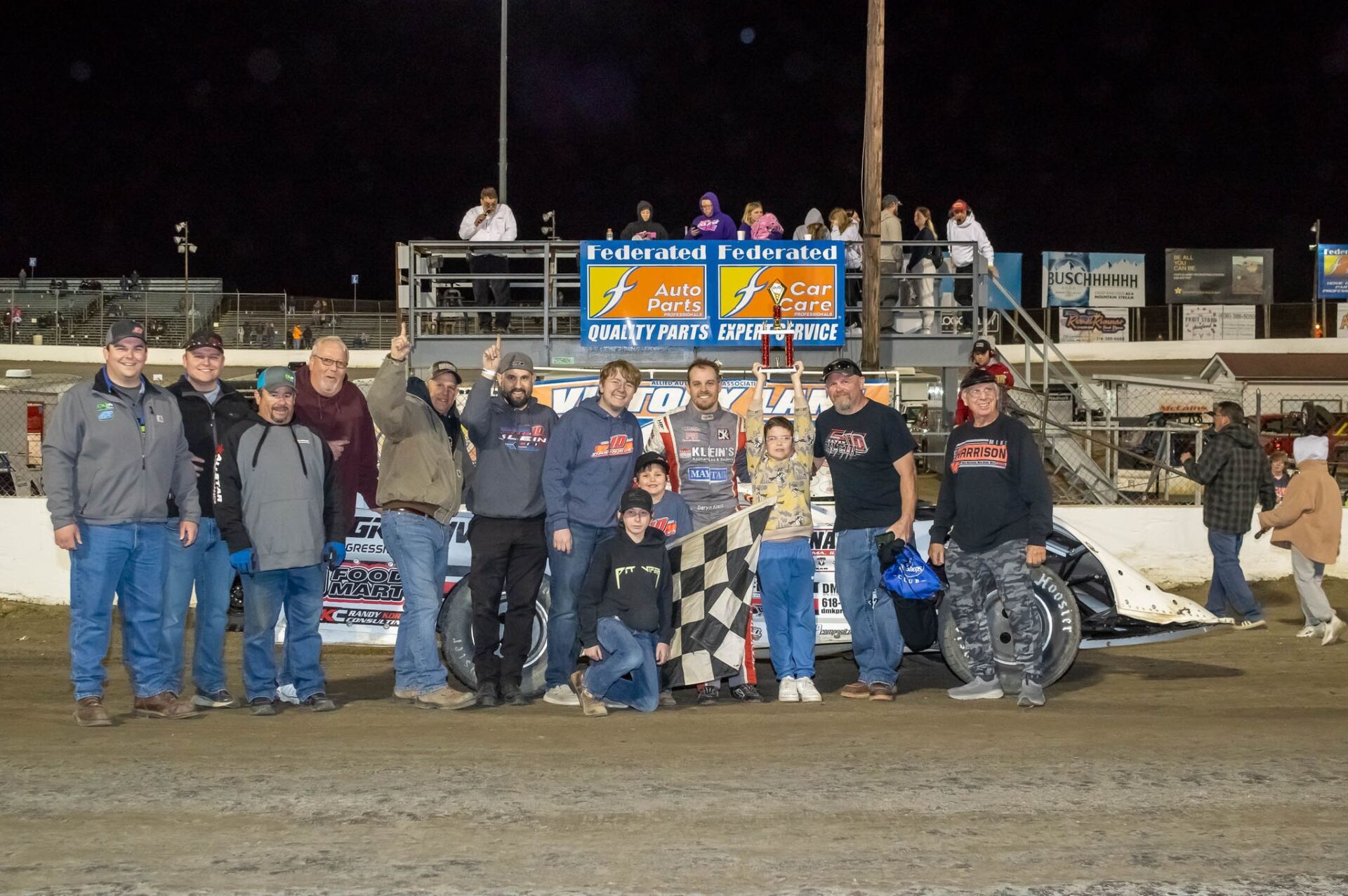 Daryn Klein, Rick Conoyer, Ken Schrader, Josh Hawkins, Bryce Pasley ...