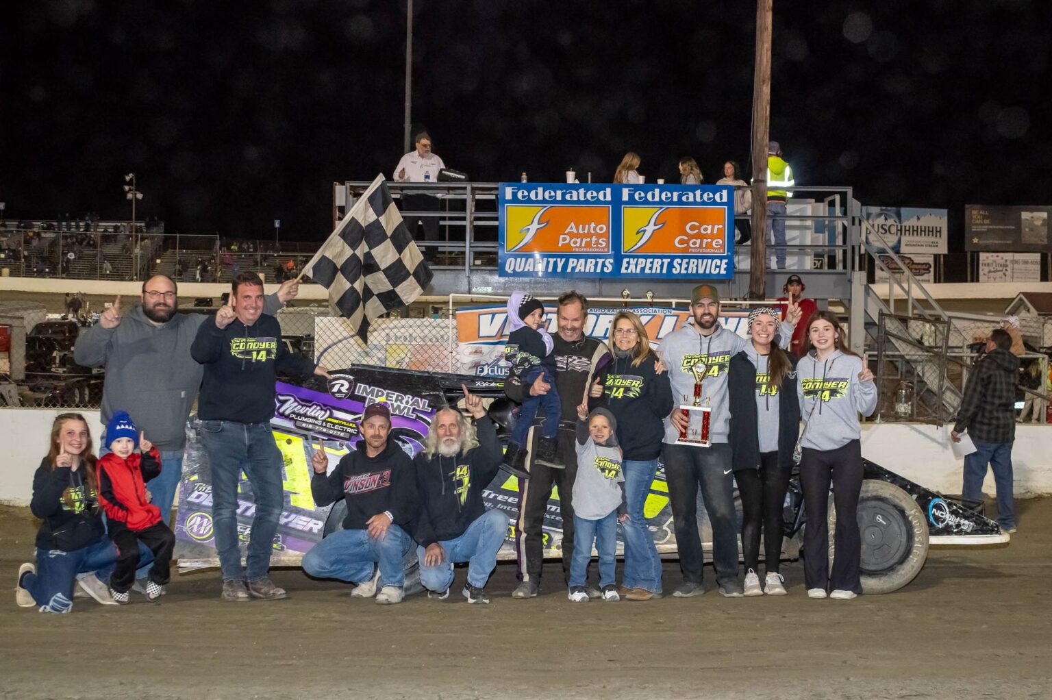 Daryn Klein, Rick Conoyer, Ken Schrader, Josh Hawkins, Bryce Pasley ...