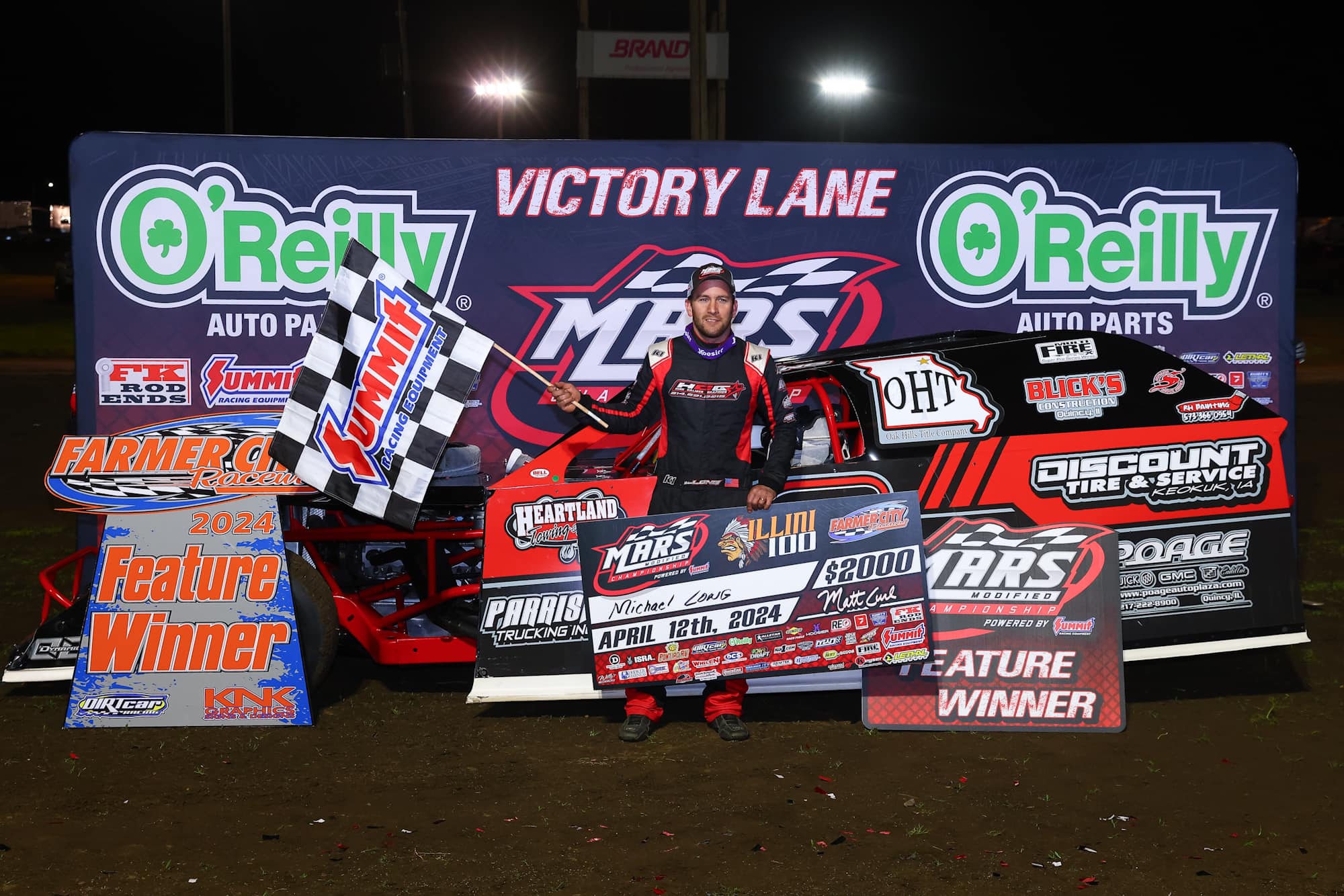 Michael Long takes MARS Modified win at Farmer City Raceway! - St ...