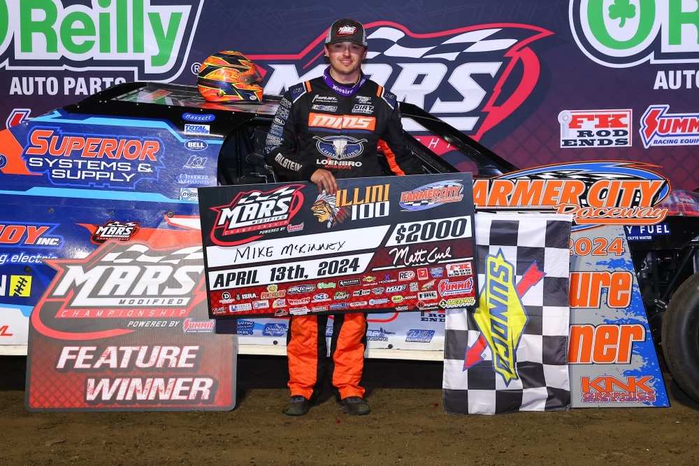 Mike McKinney takes MARS Modified win at Farmer City Raceway! - St ...