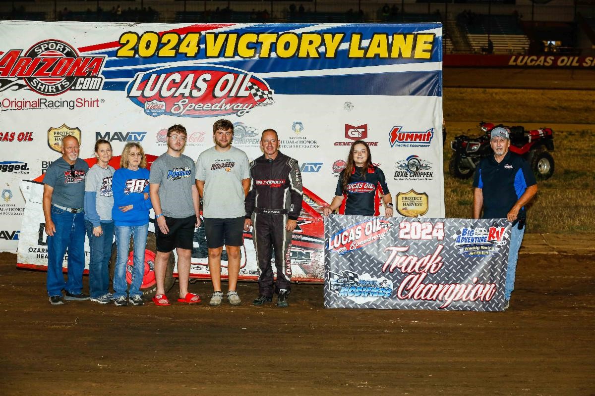 Pursley, Garner celebrate first Lucas Oil Speedway track championships ...