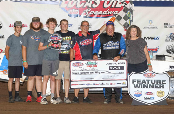 Veteran John Allen captures USRA Stock Cars feature in Lucas Oil ...