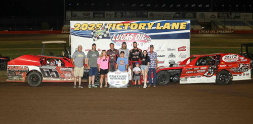 Jackson, Sheets split USRA B-Mod Twin 20s on Lucas Oil Speedway's Fan ...