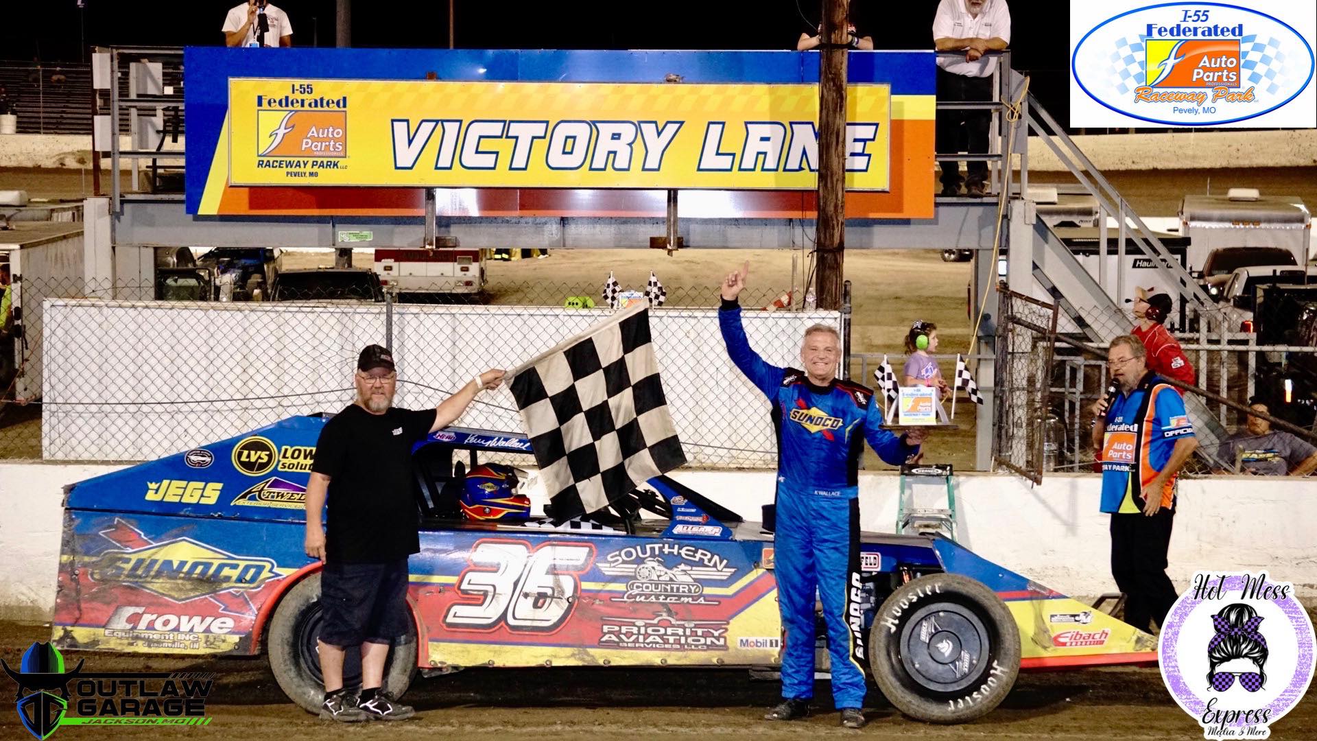 Kenny Wallace, Trey Harris, Lee Stuppy, Austin Harris & Cruz Griffaw ...